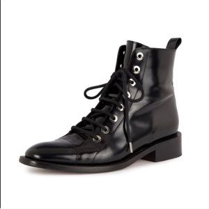 Maje Shoes | Black Suede Leather Lace Up Sandals | Poshmark